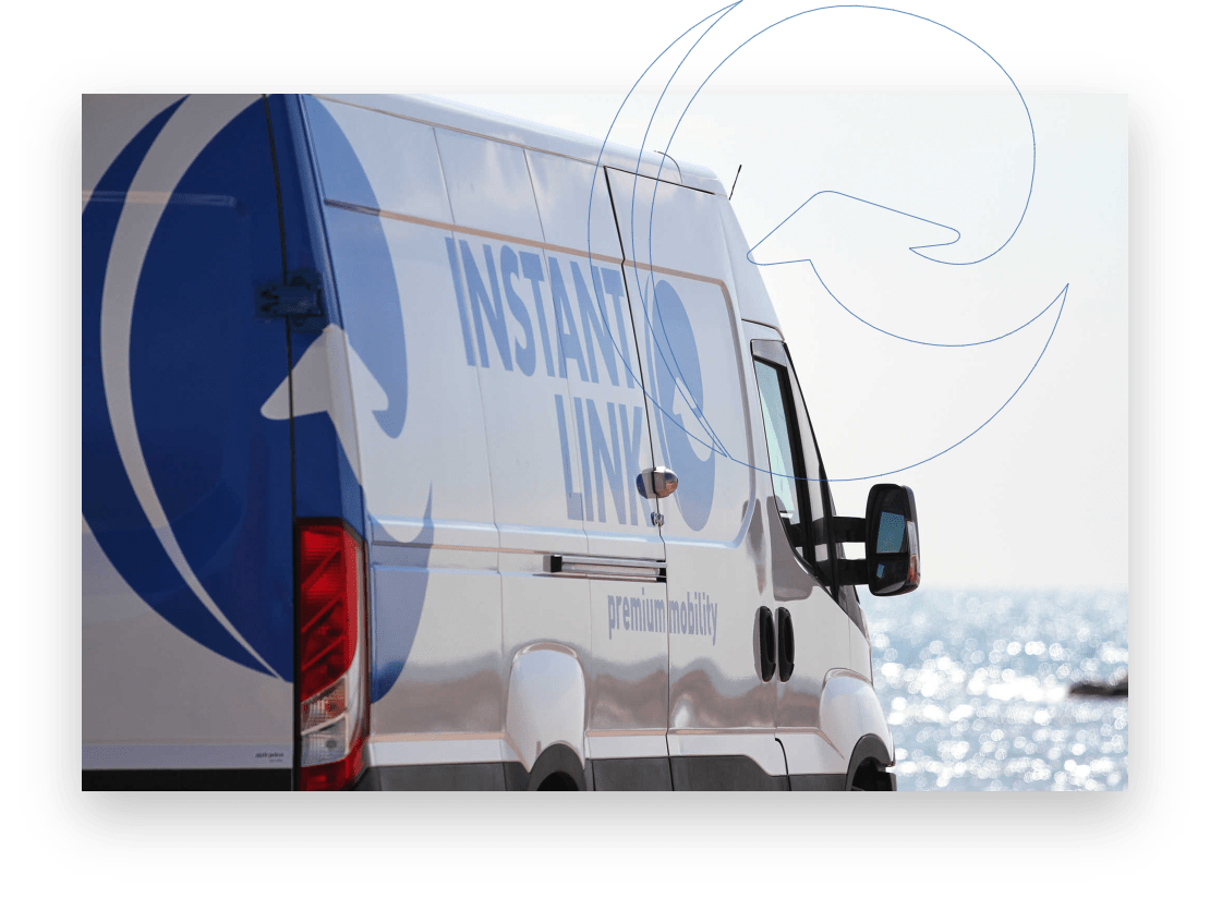 Instant link - Transporte industrial urgente